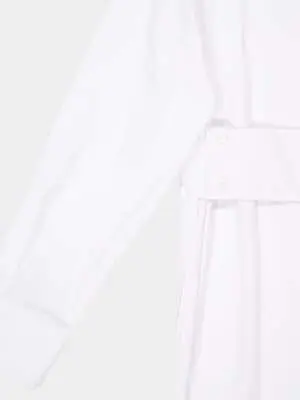 COURREGES Cotton Mini Shirt Dress