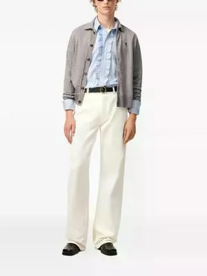 AMI Paris Loose-fit Cotton Twill Jeans - Neutrals