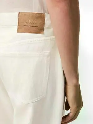 AMI Paris Loose-fit Cotton Twill Jeans - Neutrals
