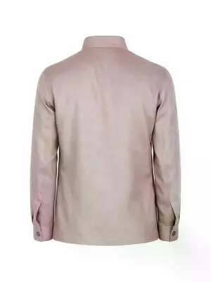 Tagliatore Button-up Guru Collar Jacket - Neutrals