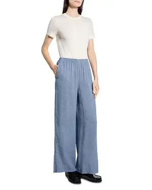 Theory Split Hem Pull On Pants