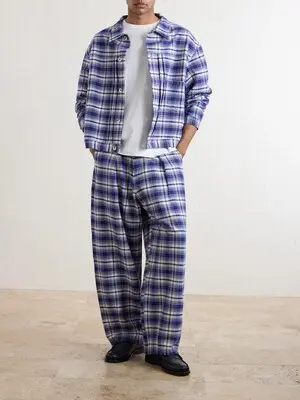 STORY MFG. Friday Checked Cotton Jacket