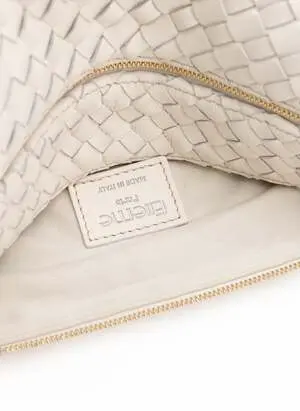 ELLEME Trousse Woven Leather - Ivory