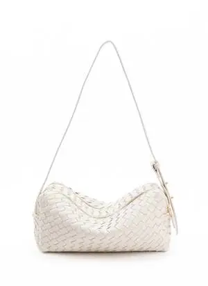 ELLEME Trousse Woven Leather Ivory