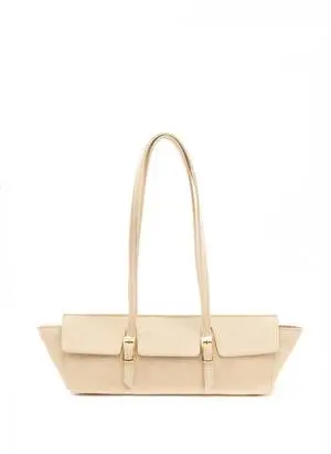 ELLEME Le Bateau Suede Shoulder Bag Sand