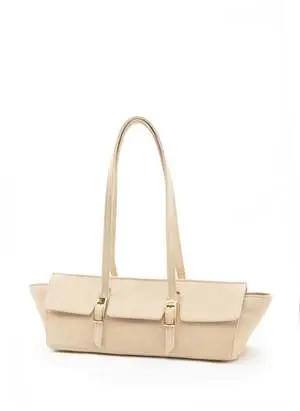 ELLEME Le Bateau Suede Shoulder Bag - Sand