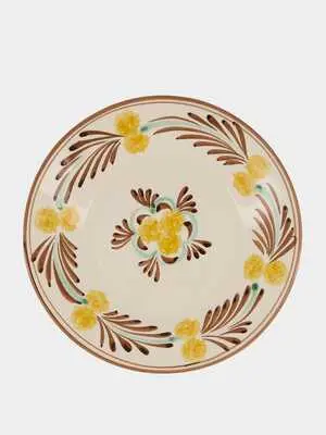 LES-OTTOMANS Les Ottomans The Farm Ceramic Dinner Plate Multicolour