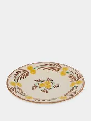 LES-OTTOMANS The Farm Ceramic Dinner Plate - Multicolour