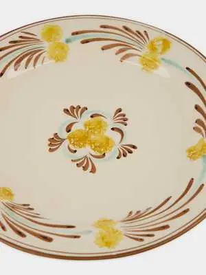 LES-OTTOMANS The Farm Ceramic Charger Plate - Multicolour