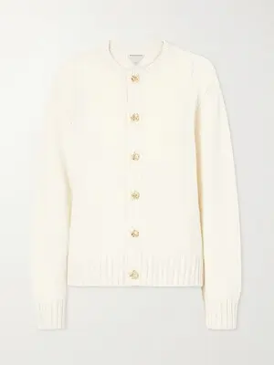 Bottega Veneta Cashmere Cardigan - Neutrals