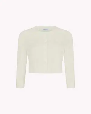 Serena Bute Fitted Cropped Cardigan