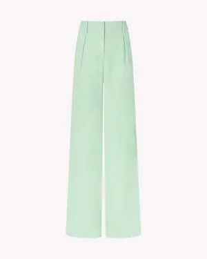 SERENA BUTE LONDON Linen Inverted Pleat Trouser