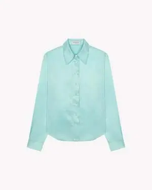 Serena Bute Silk Serena Shirt - Blue