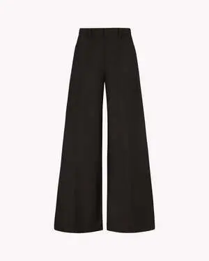 Serena Bute Wide Leg Jean - Brown