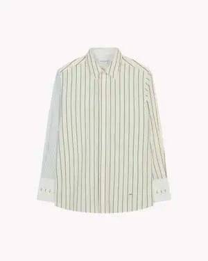 Serena Bute Cotton Oversized Shirt - Striped