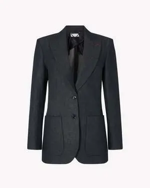 Serena Bute Fitted Single-breasted Blazer
