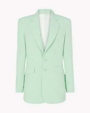 SERENA BUTE LONDON Linen Boyfriend Blazer