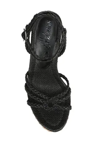 Sam Edelman Espadrille Ankle Strap Platform Wedge Sandals