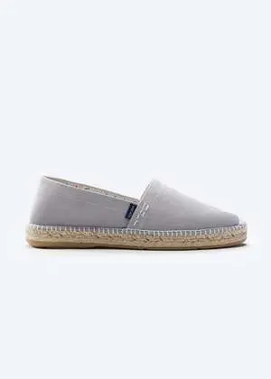 VISCATA Begur Canvas Espadrille Ash Grey