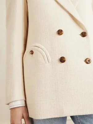 BLAZÉ MILANO Missy Everynight Cotton-blend Tweed Blazer