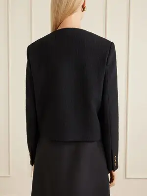 BLAZÉ MILANO Missy Shamo Cotton-blend Tweed Bolero