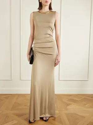 Tove Lelani Jersey Maxi Dress - Metallic