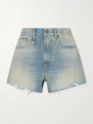 R13 X-bf Denim Shorts