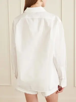 Christopher Esber Mirage Palm Cotton-poplin Shirt