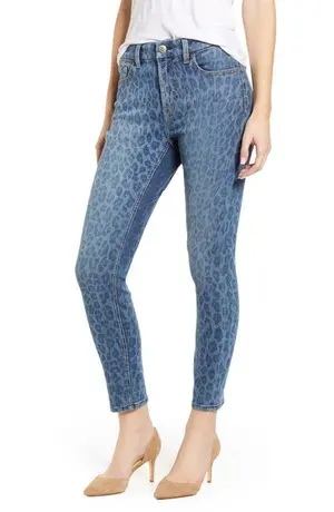 Women's Printed High-Rise Jeans