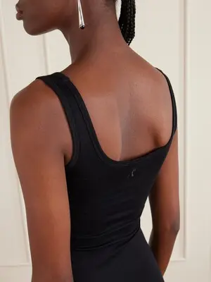 THE PARK Annie Jersey Maxi Dress - Black