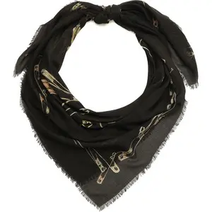 ALLSAINTS Cora Square Scarf - Black