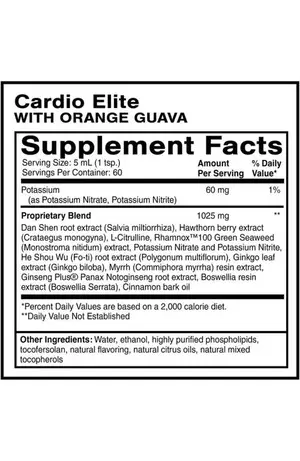 QUICKSILVER SCIENTIFIC Cardio Elite Liquid Supplement