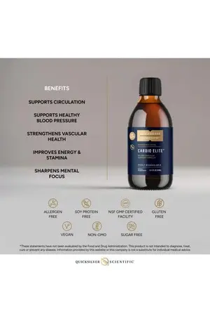 QUICKSILVER SCIENTIFIC Cardio Elite Liquid Supplement