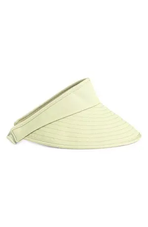 FAVORITE DAUGHTER Wide Brim Twill Visor - Light Sage
