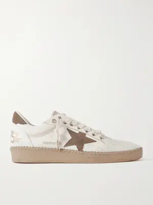 GOLDEN GOOSE Ball Star Distressed Sneakers - Neutrals