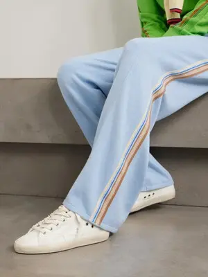 GOLDEN GOOSE Super-star Distressed Canvas Sneakers - Neutrals