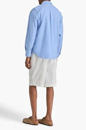 Frescobol Carioca Cottontwill Shirt - Light Blue