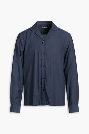 Frescobol Carioca Safra Herringbone Cotton Shirt