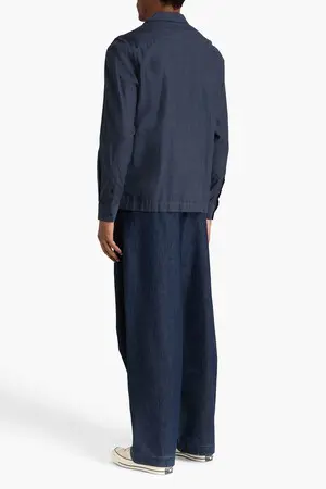 Frescobol Carioca Safra Herringbone Cotton Shirt