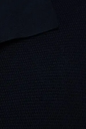 Frescobol Carioca Rino Cotton Polo Shirt - Midnight Blue
