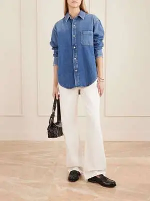 AMI Paris Mid-rise Wide-leg Jeans