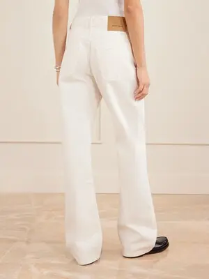 AMI Paris Mid-rise Wide-leg Jeans