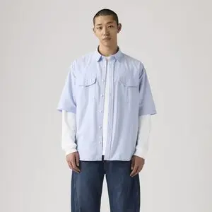 LEVI'S Short-sleeve Pacifica Loose Oxford Shirt - Allure