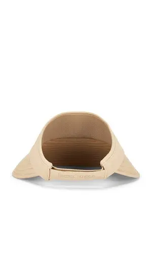 FAVORITE DAUGHTER Embroidered Logo Visor - Oatmeal