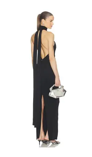 Black Halterneck Maxi Dresses