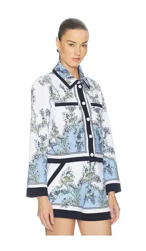 Veronica Beard Novelle Terrycloth Cardigan