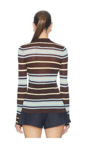 ALIGNE Sue-ellen Striped Knitted Shirt - Stripe