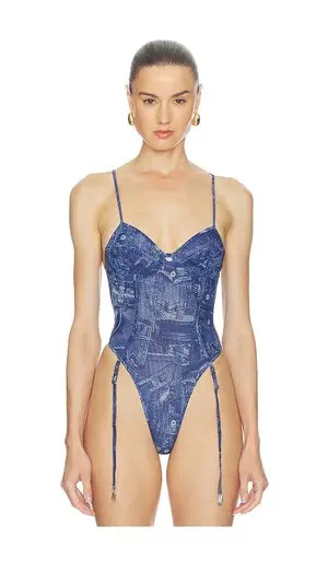 DIESEL® Bridget Denim Bodysuit