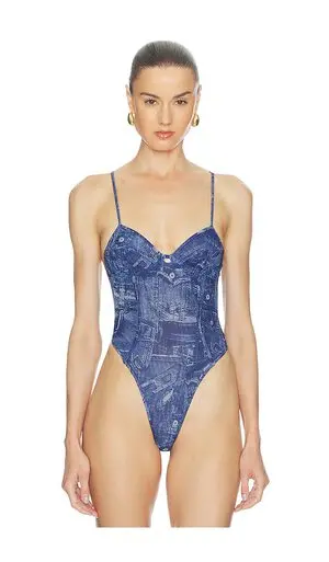DIESEL® Bridget Denim Bodysuit