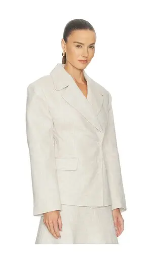 CAMILA COELHO Malena Linen Blazer